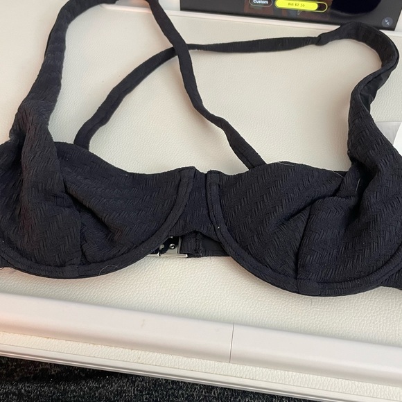 Seafolly | Swim | Nwt Seafolly Convertible Cross Back Willow Bikini Top ...
